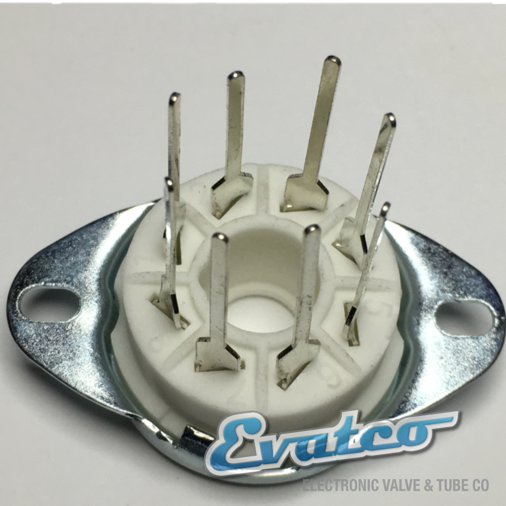 PCB Octal Socket Long Lead