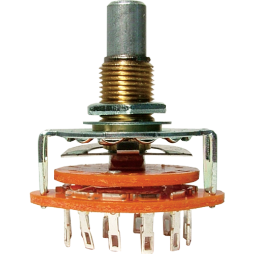 Rotary Switch 2 Poles 6 Position