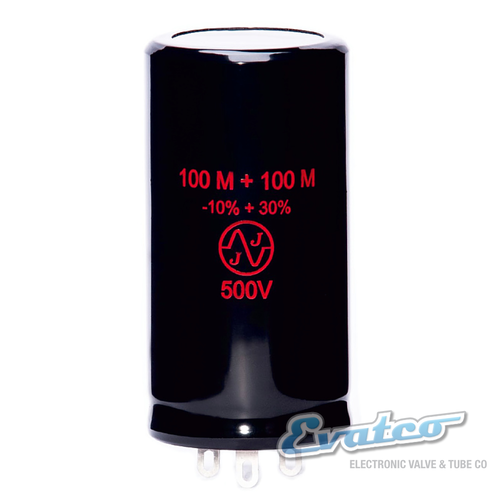 JJ Electronics 100+100uf 500v Dual Capacitors